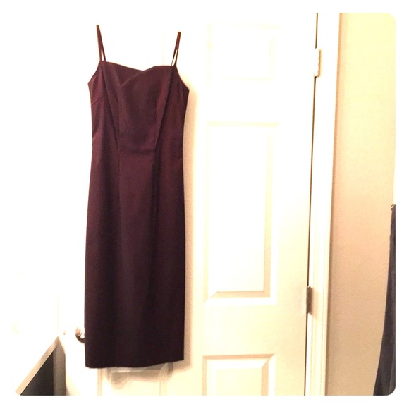 Dresses | Maroon Iridescent Form Fitting Dress | Poshmark